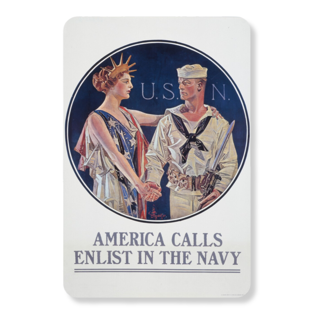 "America Calls" Metal Sign – National WWI Museum and Memorial