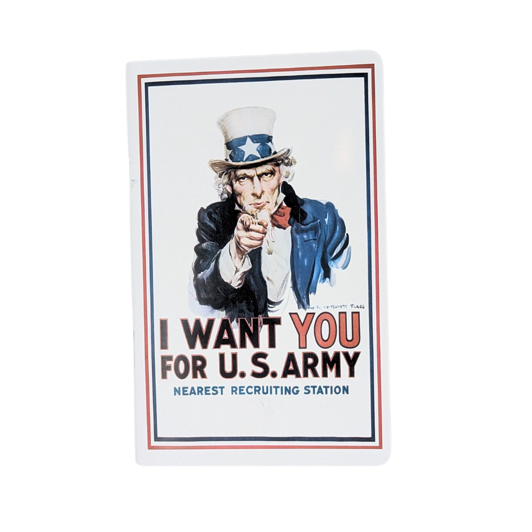 "I Want You" Uncle Sam Notebook – National WWI Museum and Memorial