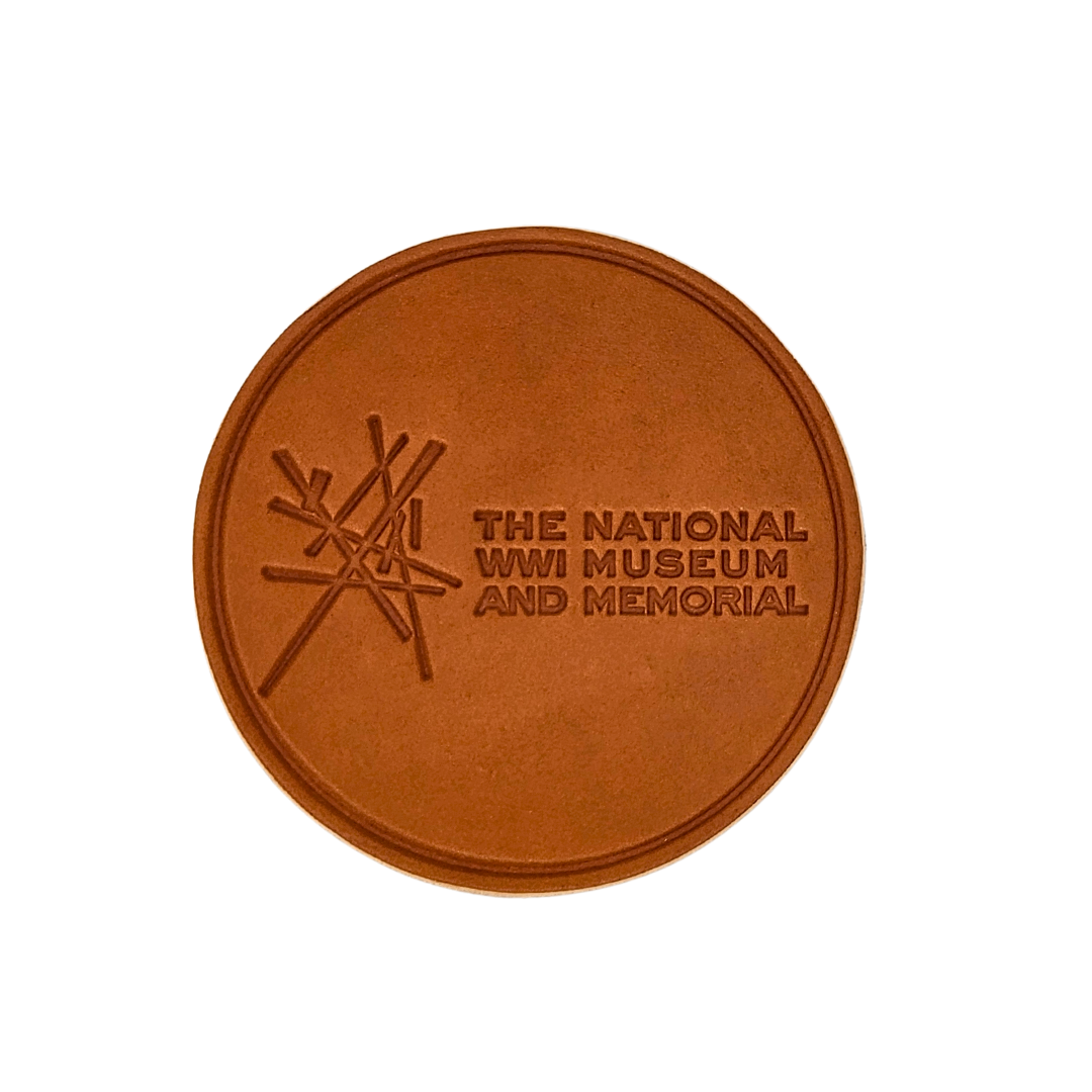 Logo Leather Coaster – National WWI Museum and Memorial