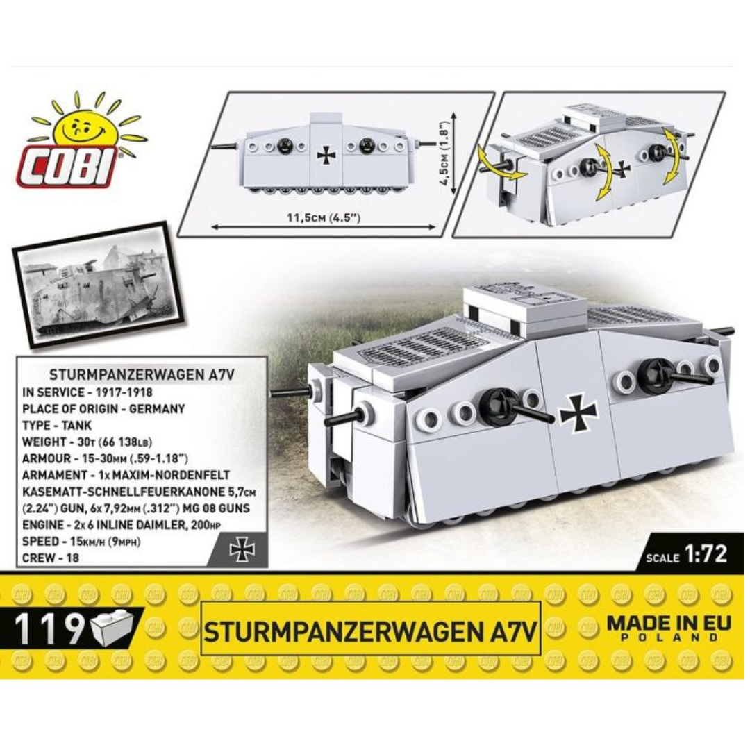 COBI Mini Sturmpanzerwagen A7V – National WWI Museum and Memorial