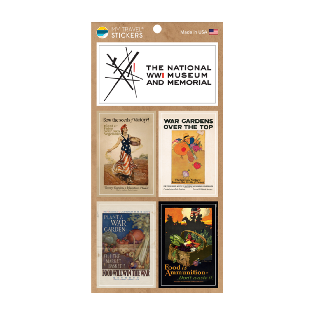 War Garden Posters Sticker Set – National WWI Museum and Memorial