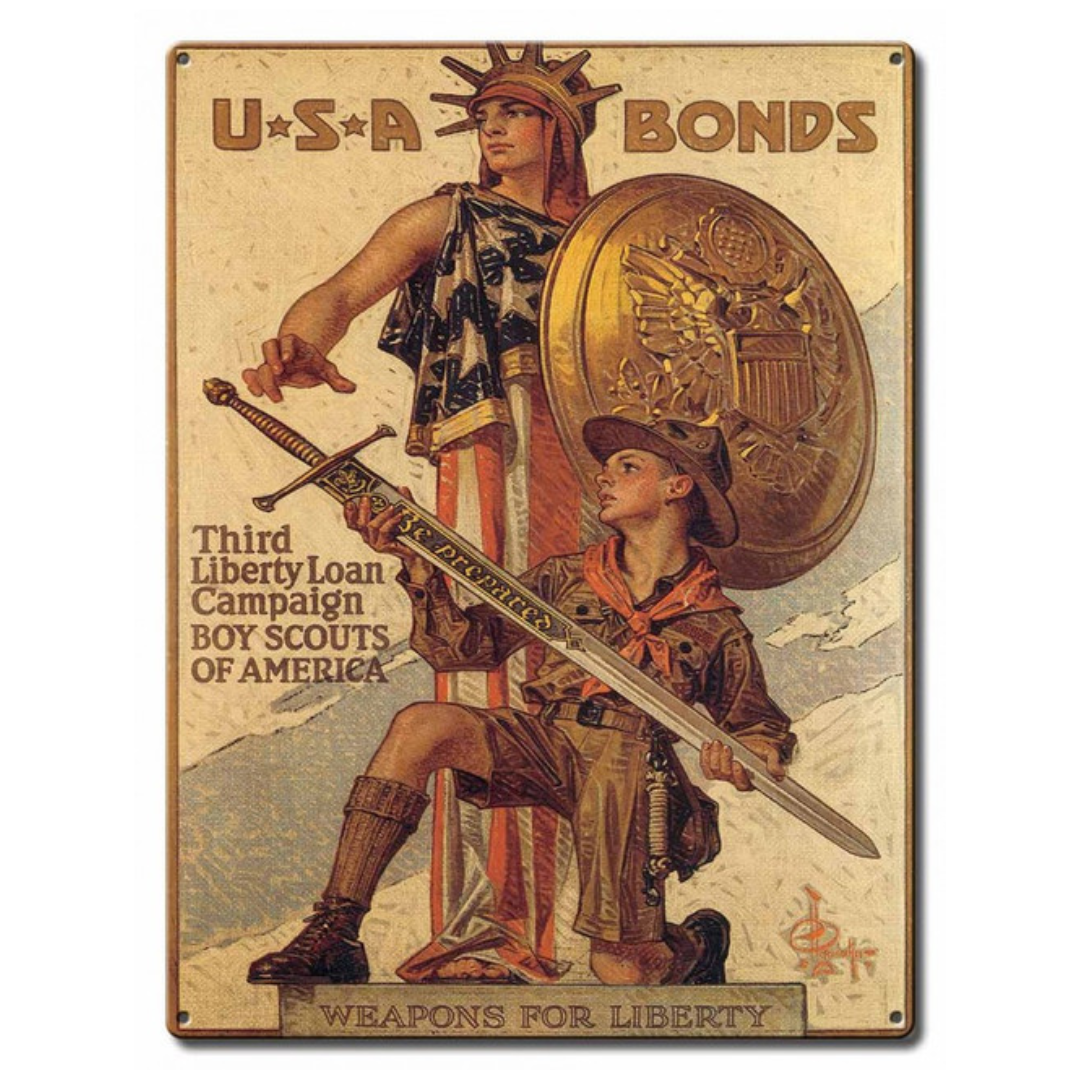 "Weapons for Liberty" Metal Sign – National WWI Museum and Memorial